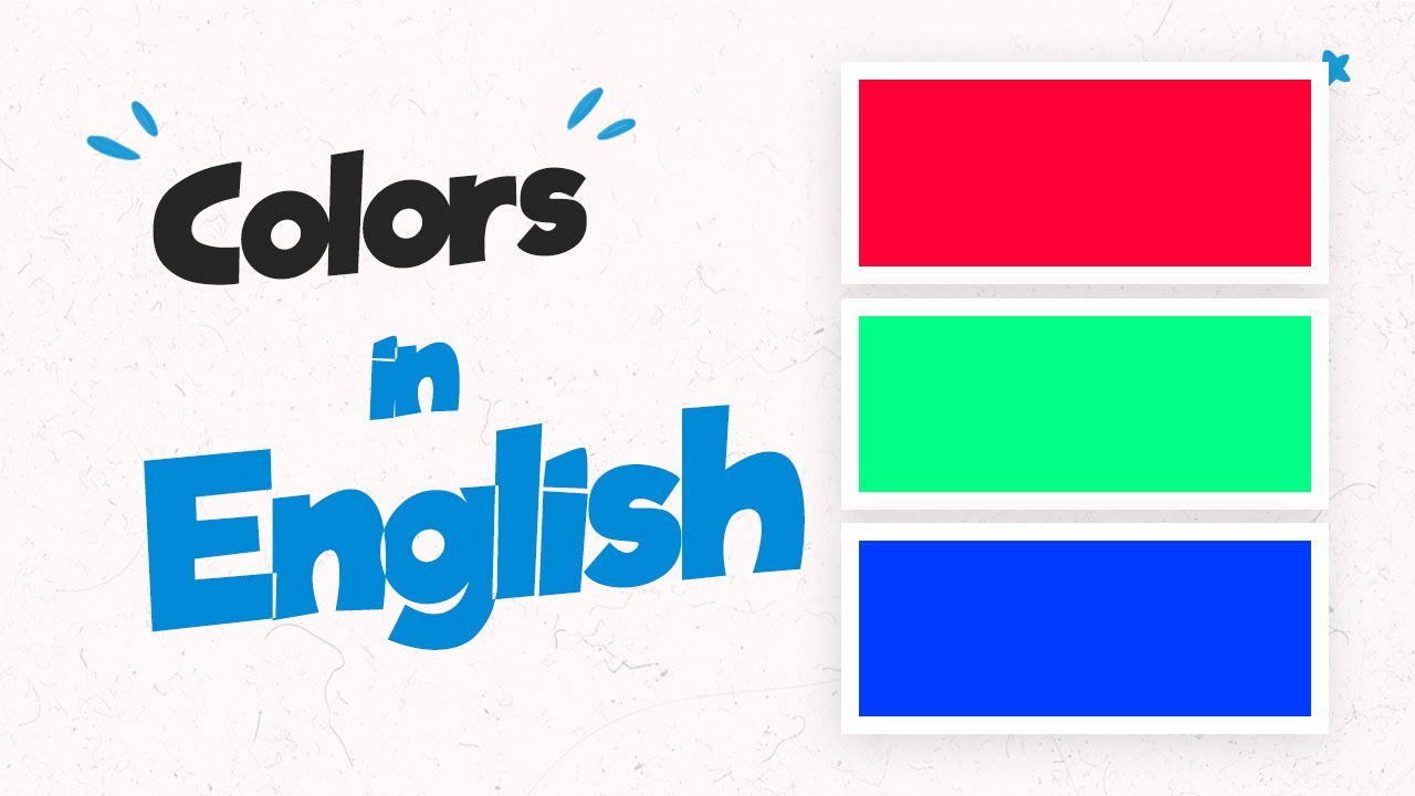 Colors in English / Learn Colors - YouTube