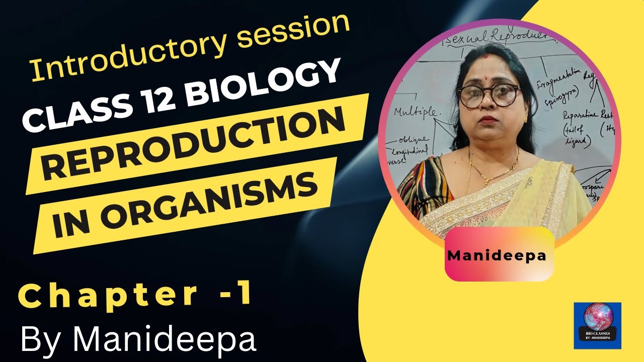 INTRODUCTORY SESSION | REPRODUCTION IN ORGANISMS |CLASS 12 | PART -1 ...