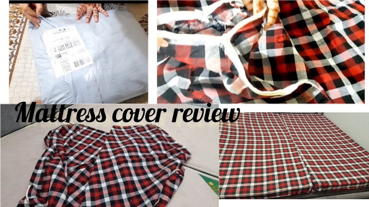 mattress cover unboxing and review/ bed protecter unboxing/ mattress ...