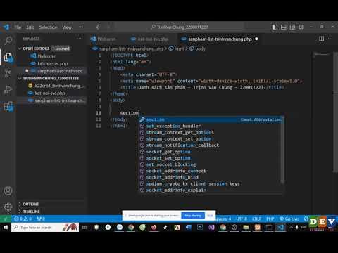 #ChungTrinh - K22CNT - Day11 PHP (List / Create / Edit/ Delete / Search) - YouTube