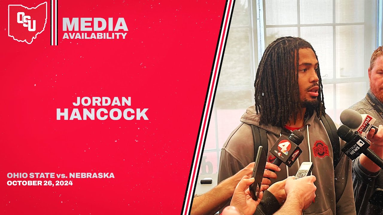 Ohio State Buckeye Defensive Back Jordan Hancock Meets with Media After ...