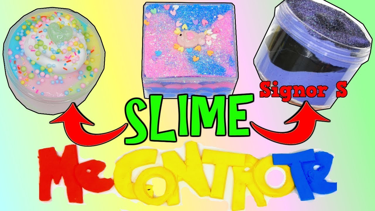 SLIME per i ME CONTRO TE! (SLIME DEGLI YOUTUBERS ep1) - YouTube