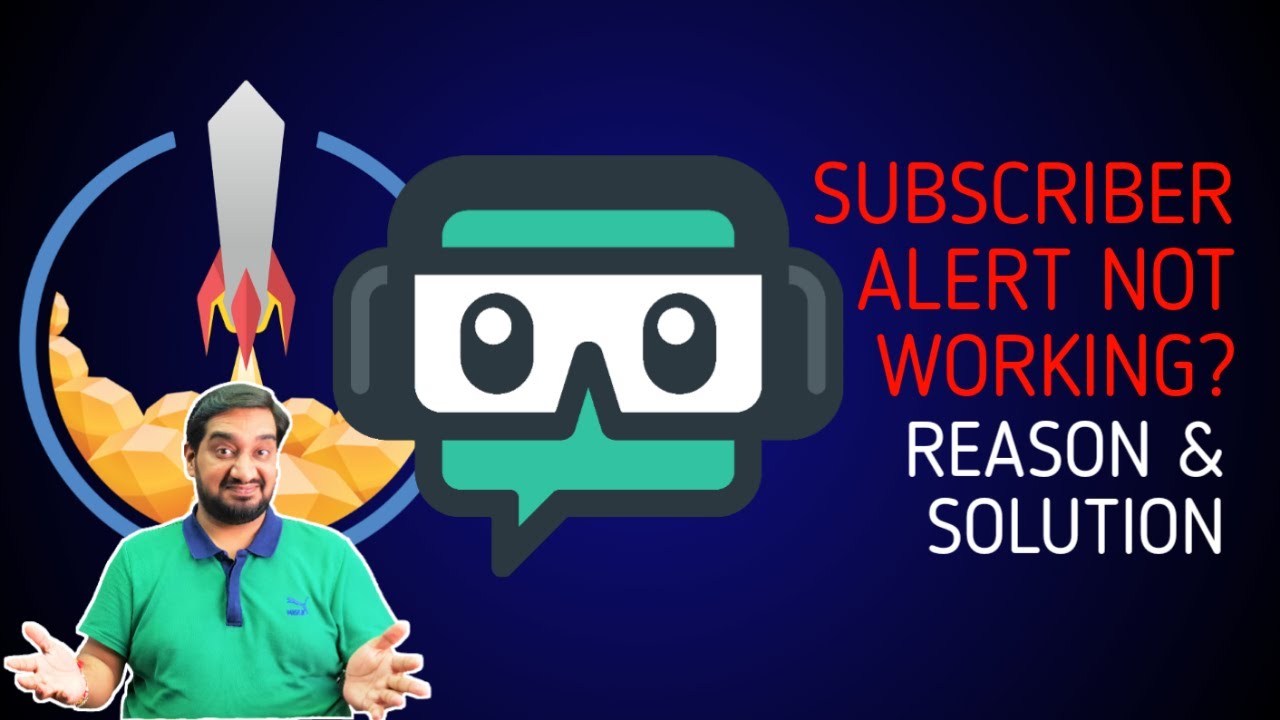 SUBSCRIBER ALERTS NOT WORKING | NEW SUBSCRIBER ALERT IN YOUTUBE LIVE ...