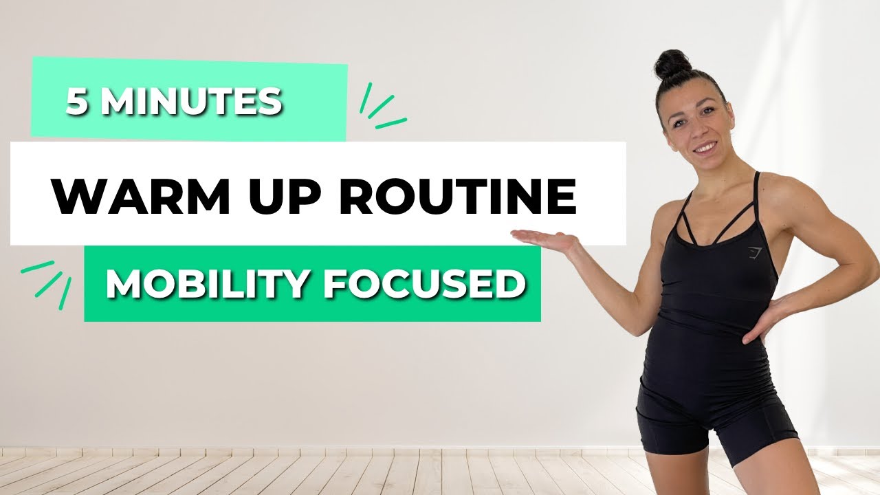 5 MINUTES FULL BODY WARM UP ROUTINE | get ready for your workout or for ...
