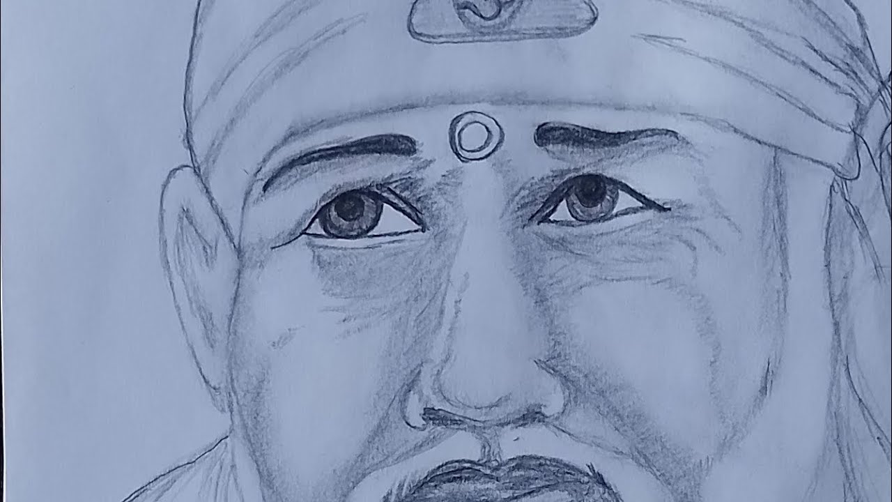 Sai baba drawing step by step #drawing #saibaba #sairam #viral #artwork ...