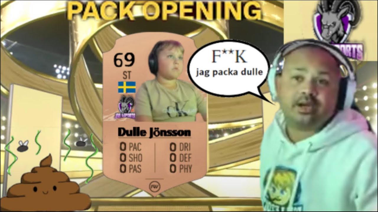 Pappa Jerry öppnar packs och Dulle får damp FIFA 23 - YouTube