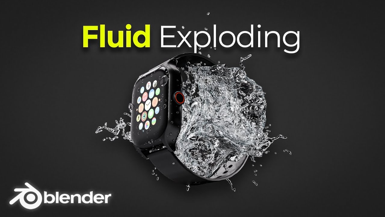 Fluid Exploding Effect in Blender - In Under 5 Minutes ! - YouTube