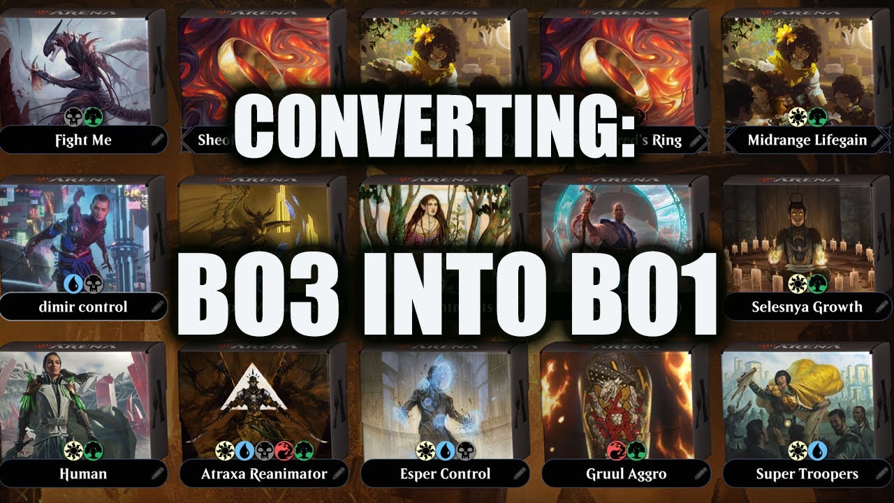 CONVERT BO3 INTO BO1 | THE 60 BEST CARDS - YouTube