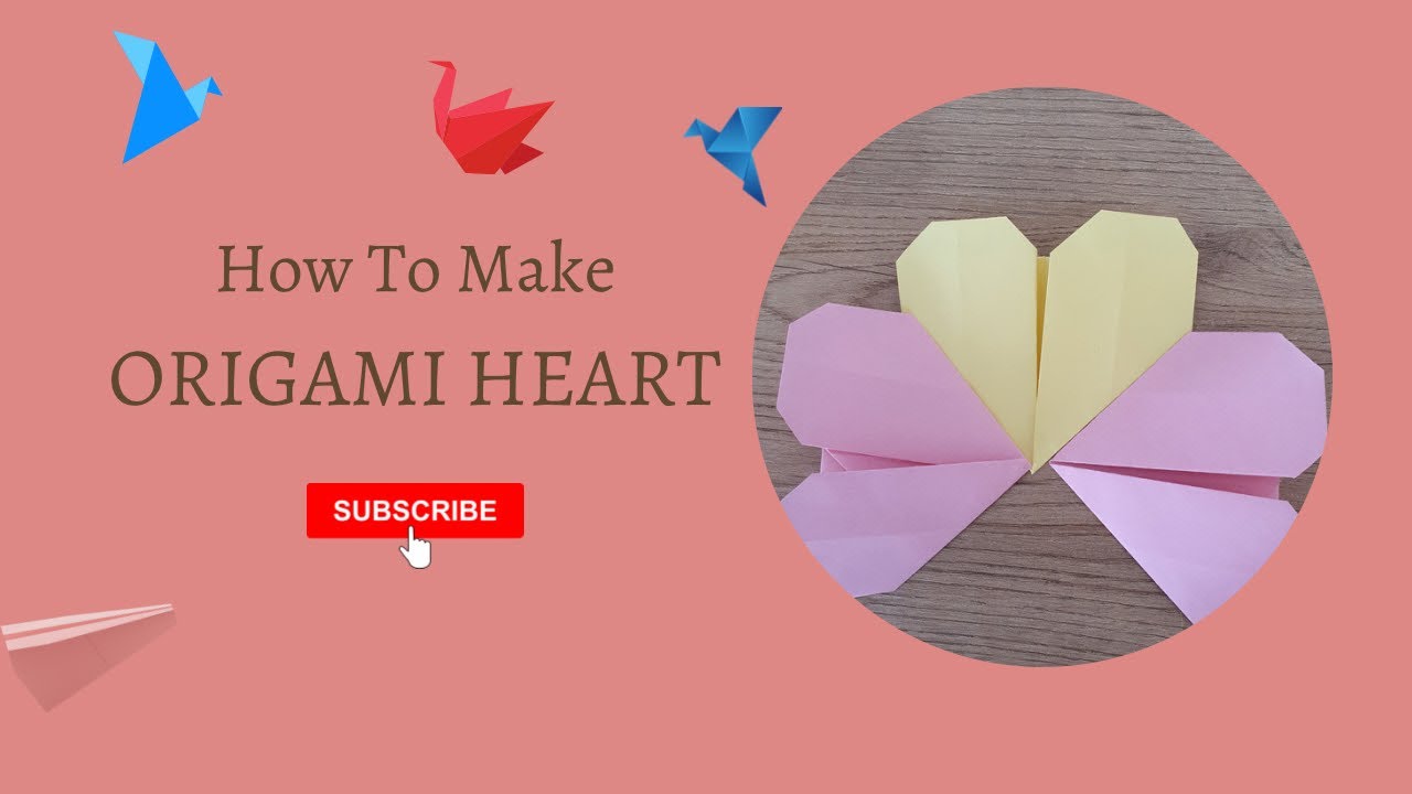 Fun & Easy Origami Heart for Kids - Step-by-Step Tutorial - YouTube