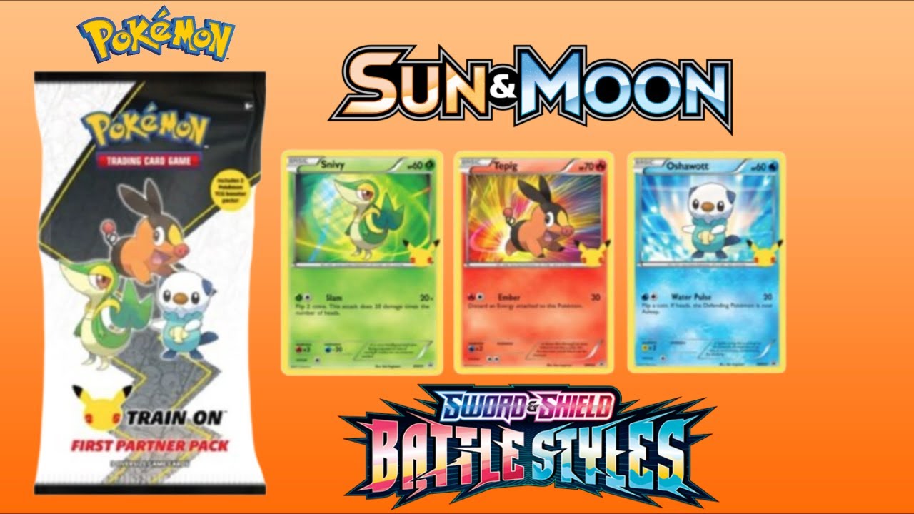Pokemon TCG 1st Partner Pack - *Unova*. Battle Styles & Sun and Moon ...