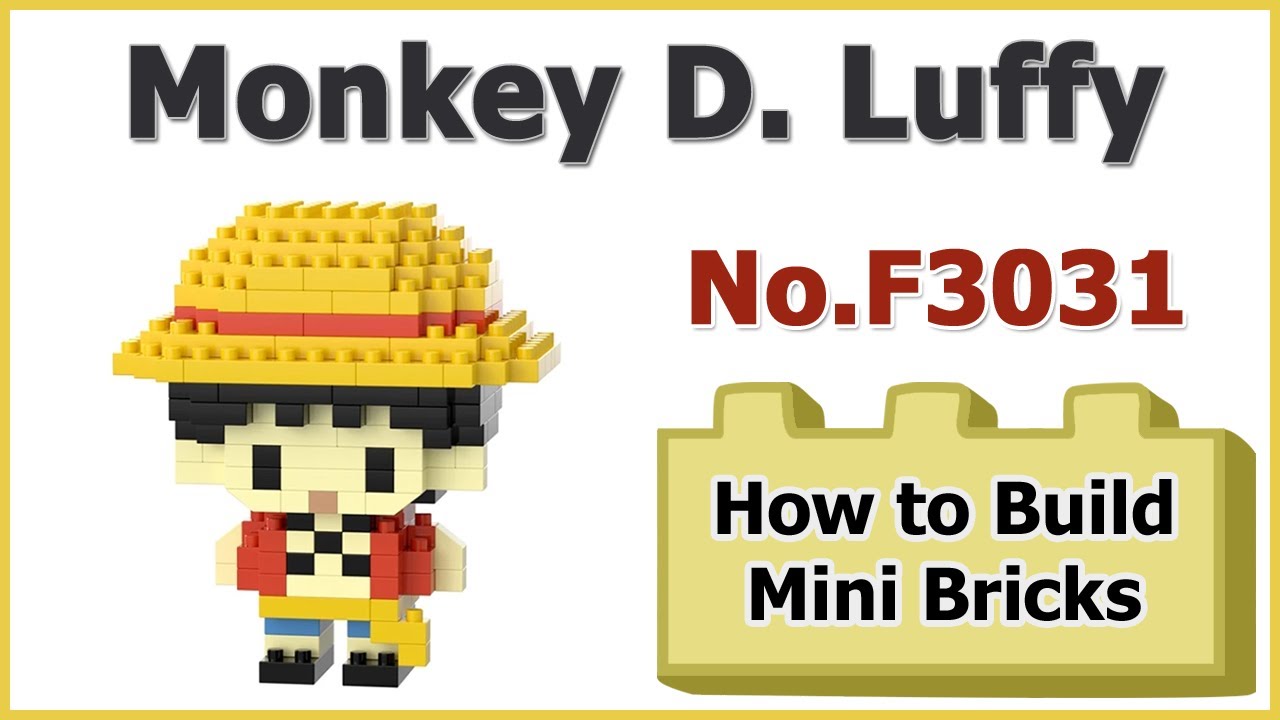 How to Build Mini Blocks Monkey D. Luffy F3031 Review Instructions ...