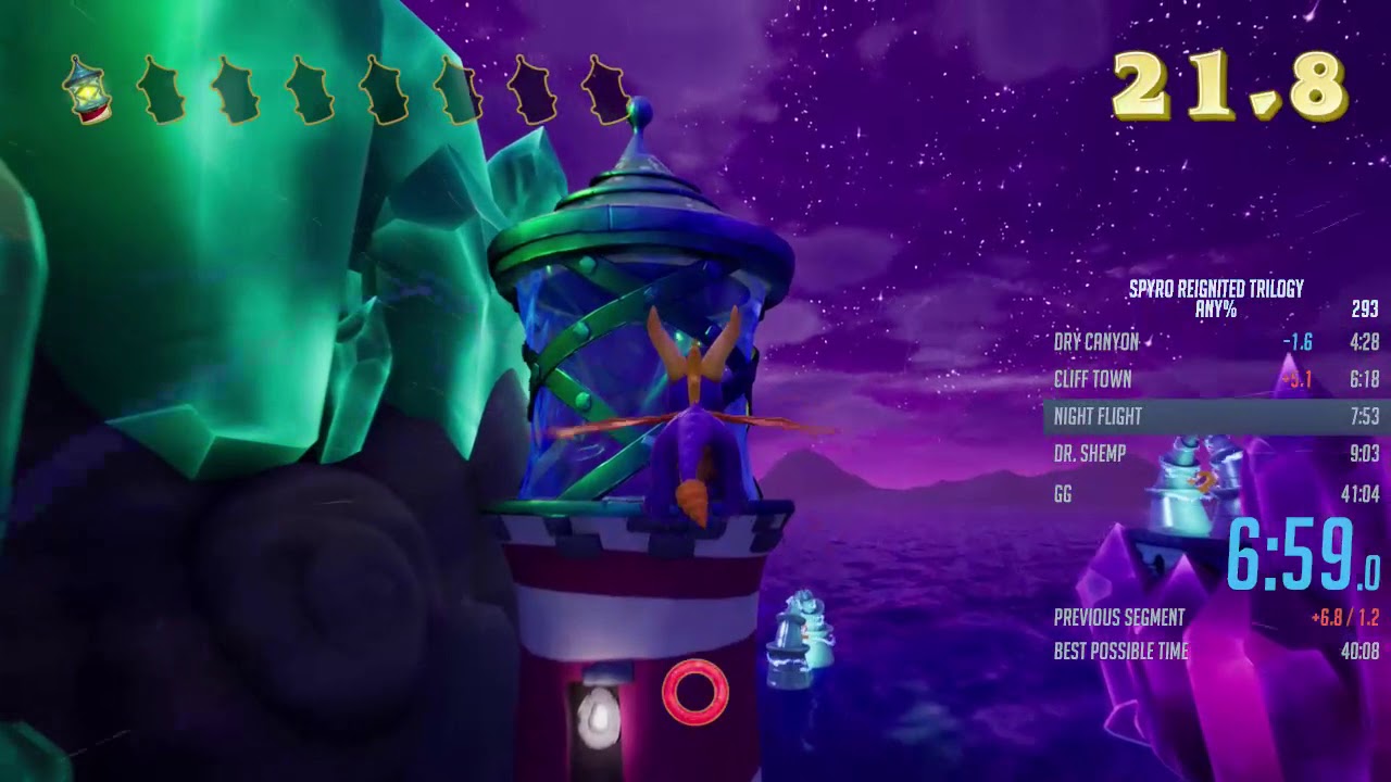 Spyro Reignited Trilogy Spyro the Dragon Any% Speedrun in 28:34 IGT (53 ...