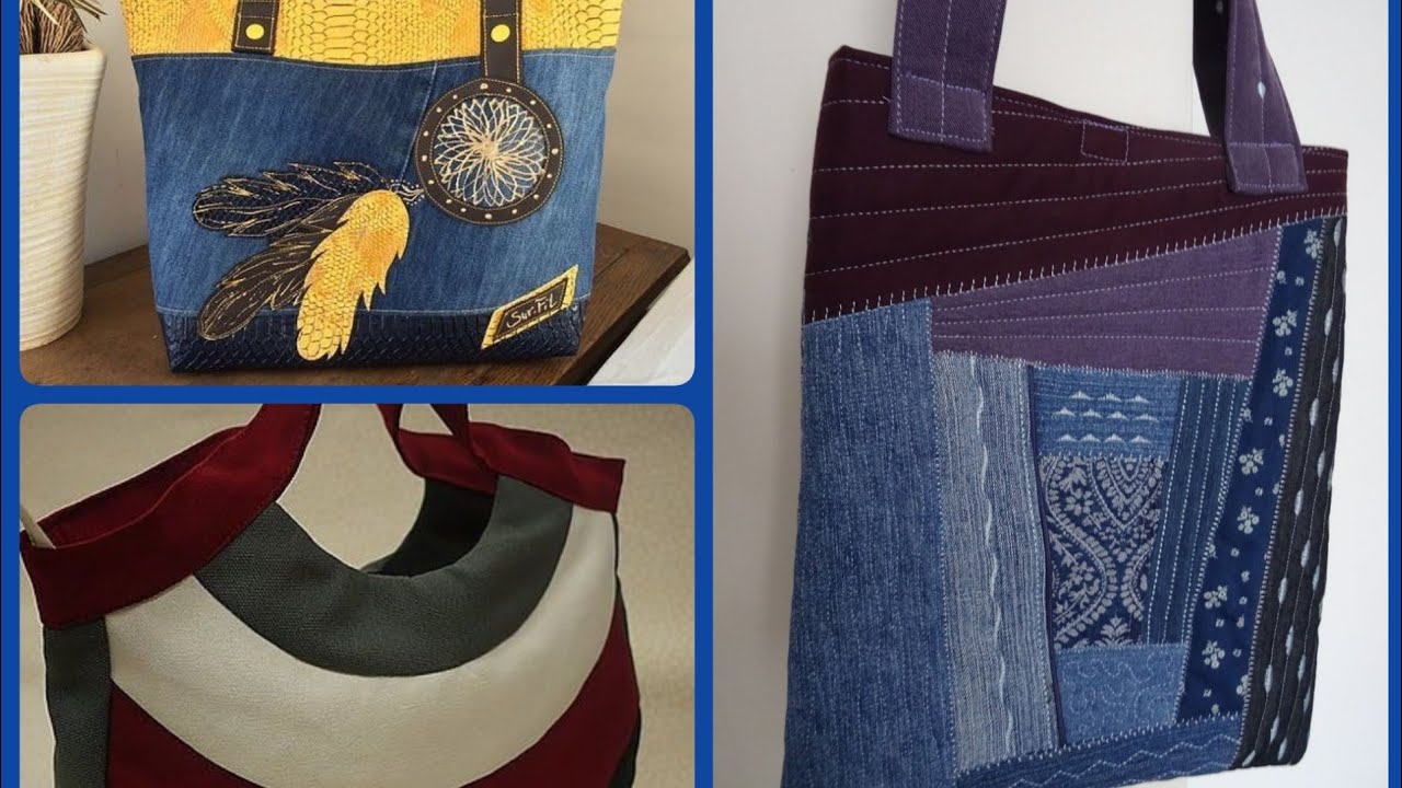 beautiful and unique collection of handmade crafts bags ideas - YouTube