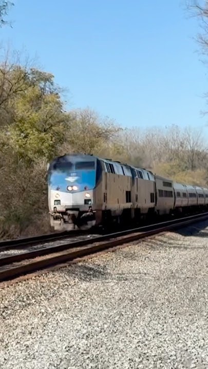 Amtrak 120 charges ahead! #train #amtrak #railroad #railfans - YouTube