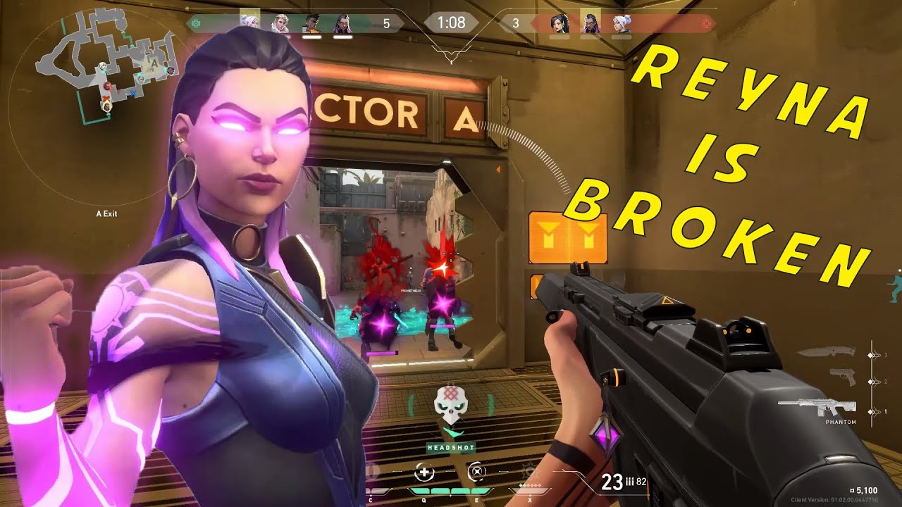 REYNA IS SO OP!!! - Best of Reyna Gameplay - YouTube