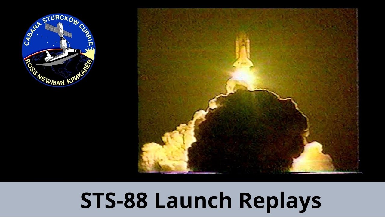 Space Shuttle STS-88 Launch Camera Replays - YouTube