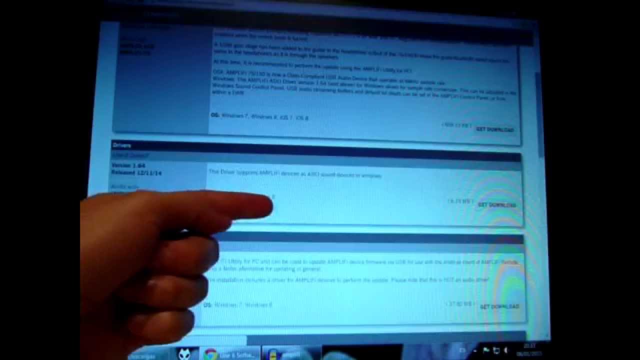 Actualización de firmware del Amplifi de Line6 (Line6 Amplifi update ...