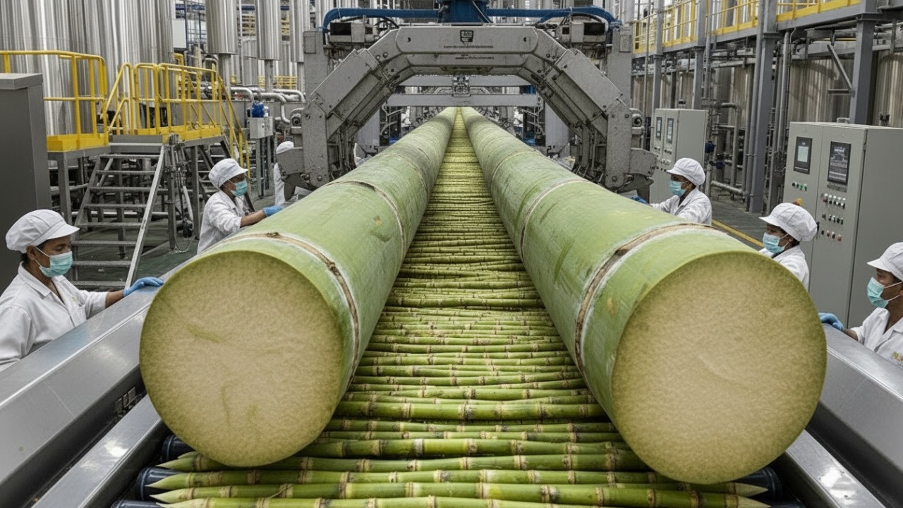 Inside a Modern Cane Sugar Factory: From Fresh Sugarcane to Pure ...