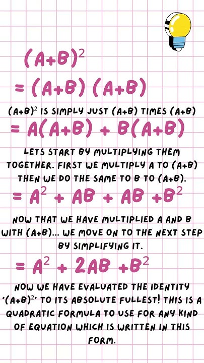 Got a minute for algebraic identities? #maths #algebra #algebraic ...