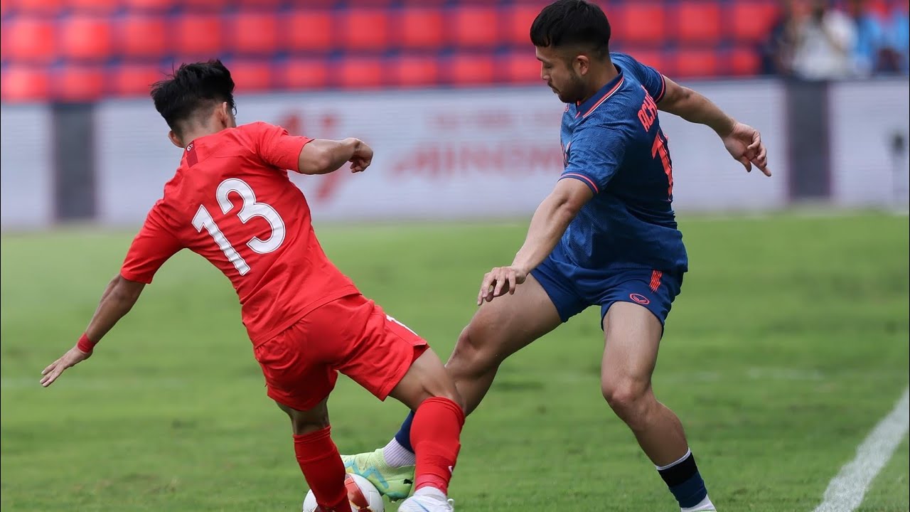 Highlight - Thailand U22 3:1 Singapore U22 | Seagame 32 - YouTube