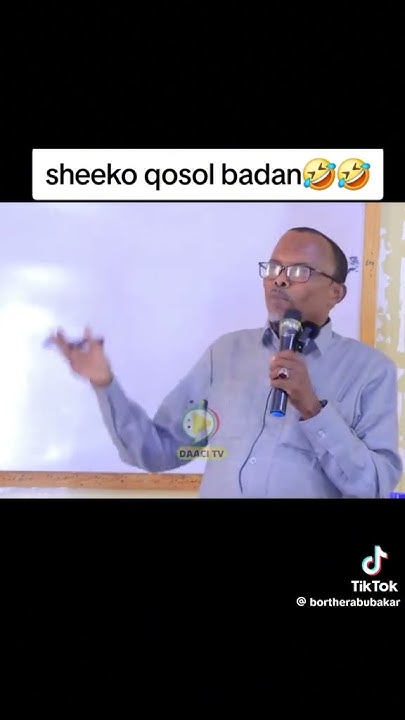 Sheeko Qosol badan iyo arday been badam - YouTube