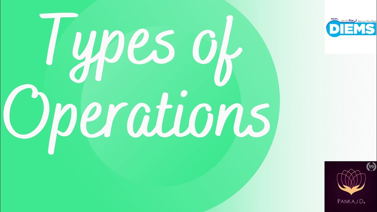 2 4 Cao Types Of Operations Computercourse Coa