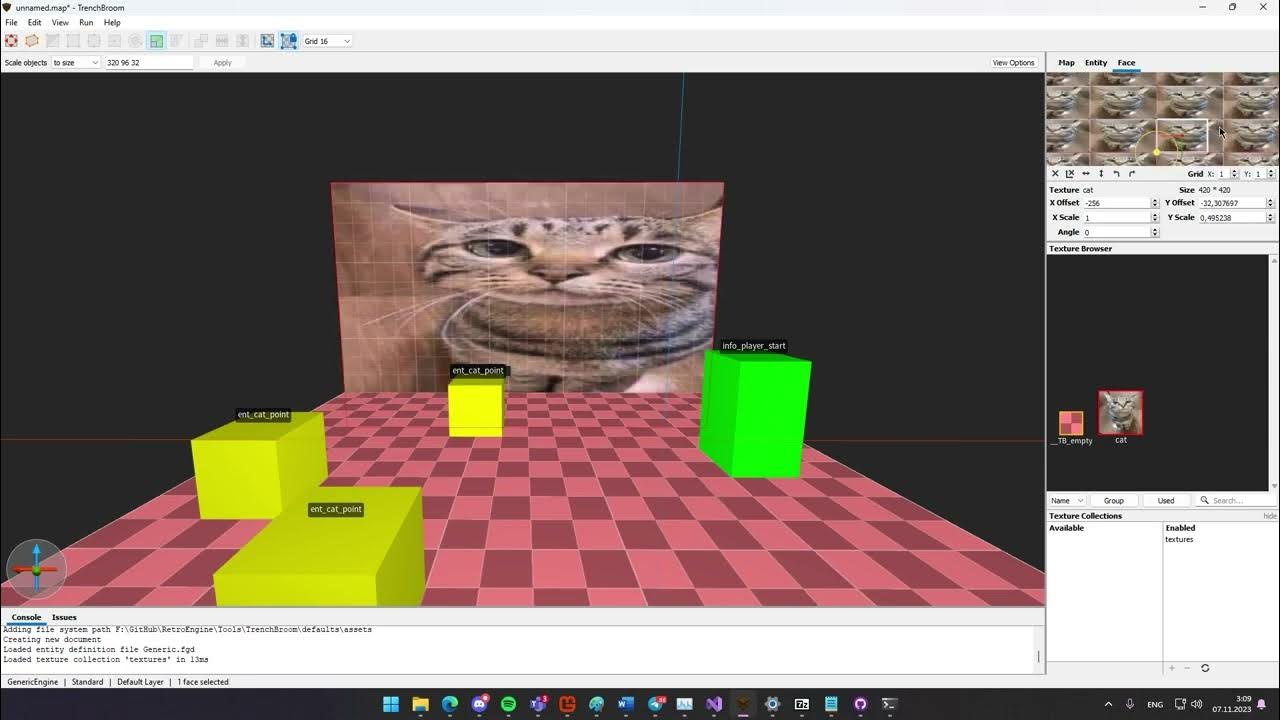 using Trench Broom for level editing | Custom Game Engine - YouTube