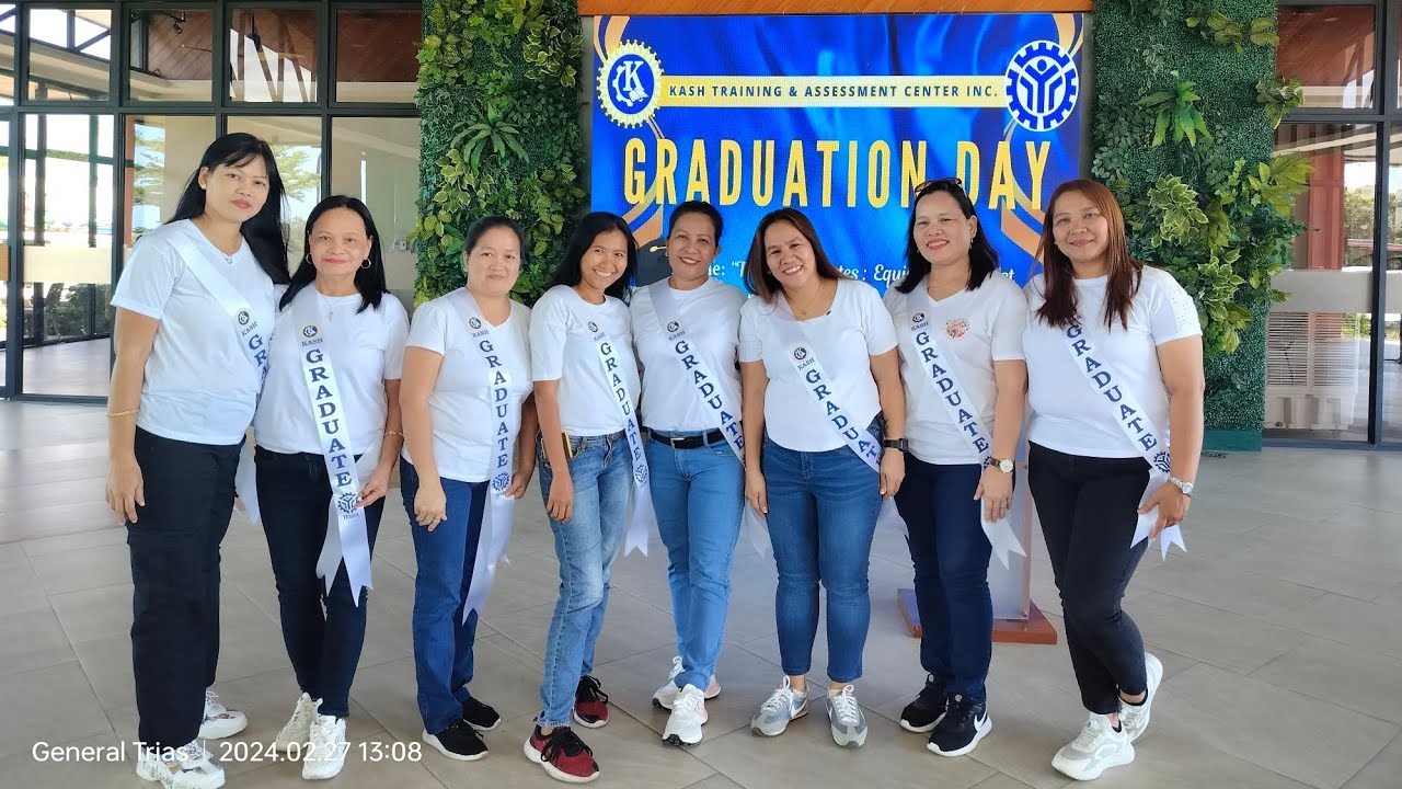 BATCH 1 GRADUATION DAY! K.A.S.H TRAINING AND ASSESSMENT INC. BY TESDA ...