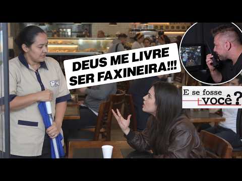 HUMILHOU A EX-COLEGA POR SER FAXINEIRA | EXPERIMENTO TESTE  SOCIAL#experimentosocial #testesocial