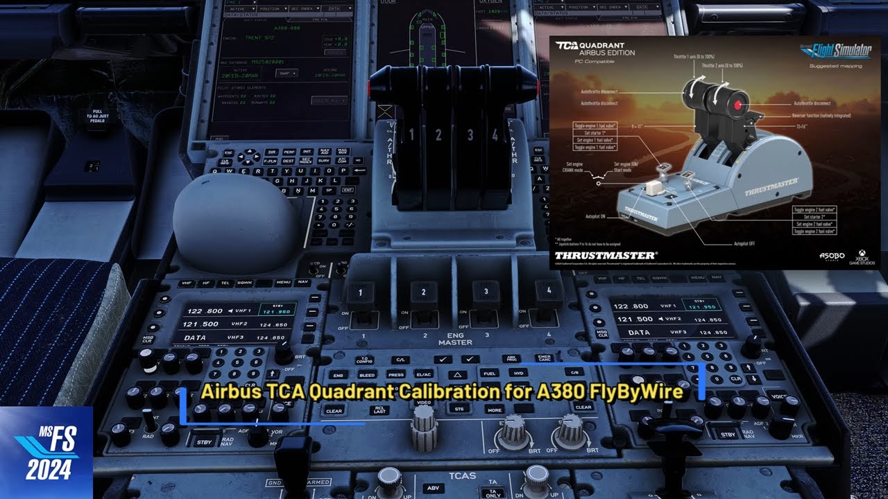 MFS 2024 - Airbus TCA Quadrant calibration for A380 FBW - YouTube