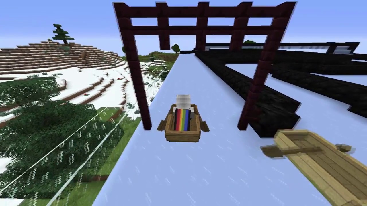 Minecraft Extreme Boat Drifting (Deja Vu Meme) - YouTube