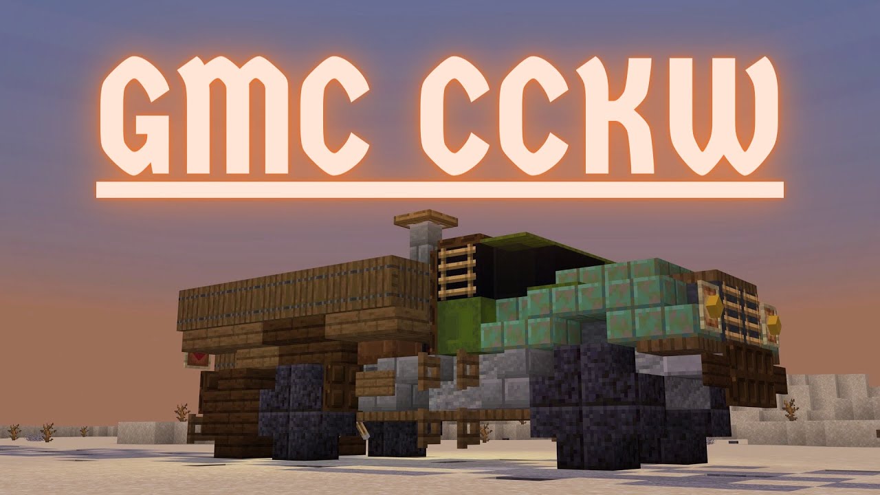 Minecraft: How to build a Truck in Minecraft (GMC CCKW) Minecraft Truck ...