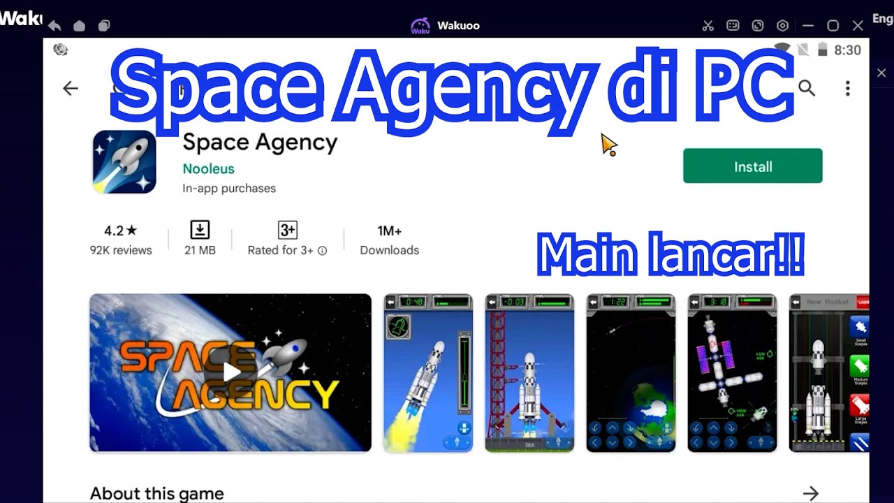 Space Agency PC - Cara Download & Main di Windows/ Laptop (GRATIS ...