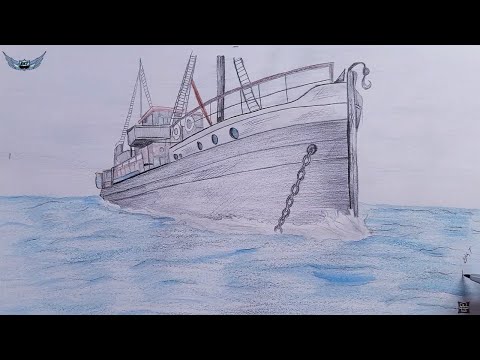 19 MAYIS İLE İLGİLİ RESİM ÇİZİMİ - BANDIRMA VAPURU ÇİZİMİ