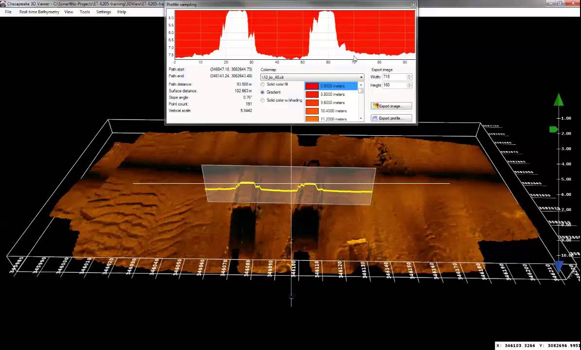 SonarWiz 3D Profiling Tool - YouTube