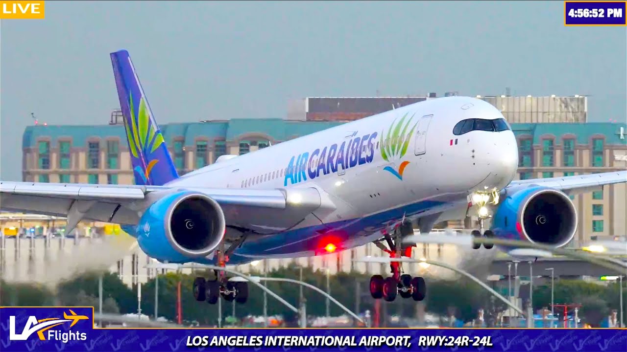 🔴LIVE PLANE ACTION! Los Angeles International Airport | KLAX LIVE | LAX ...