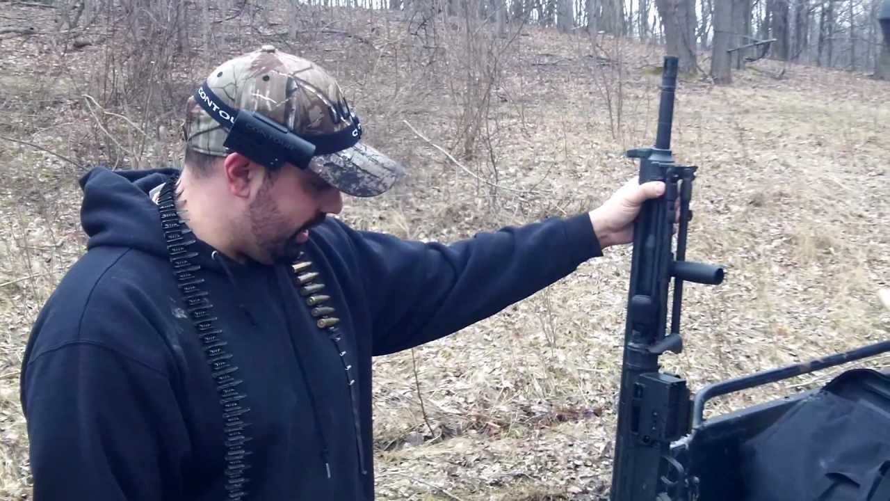 HK 21 Rifle H&K-21 and 21K Belt Fed Machine 308 First Shots - YouTube