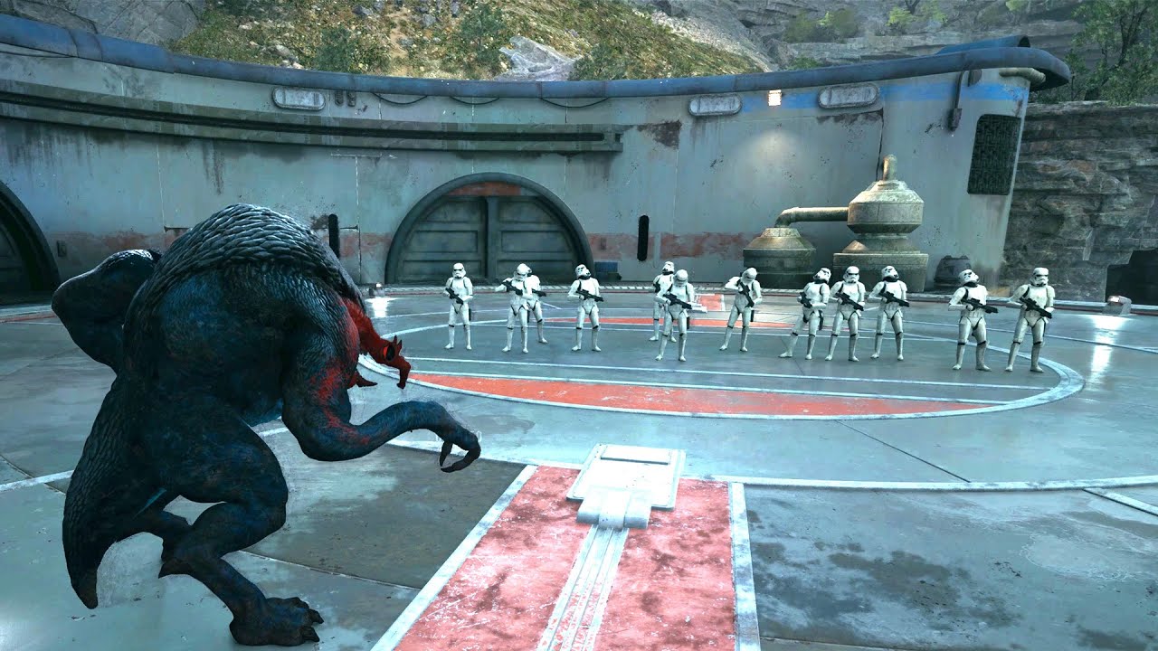 12 Stormtroopers VS One Angry Sutaban Star Wars NPC Wars Episode 11 ...