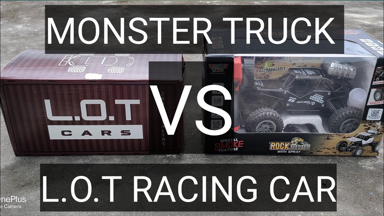 ROCK MASTER TRUCK VS L.O.T Toys Ghost Remote Control Car/DIKUJI ...