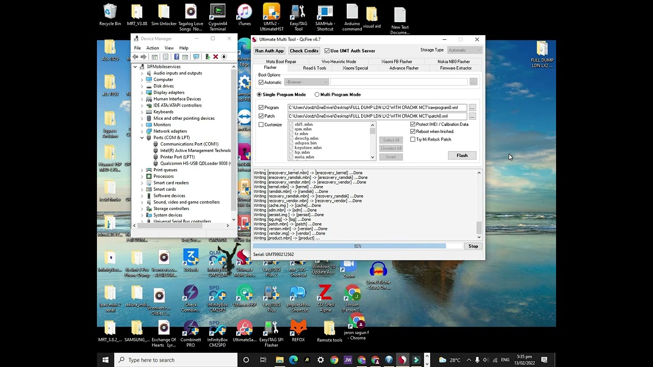 Huawei Y7 Pro/Nova 2 Lite LDN-LX2 Flash via UMT! Auto Restart/Hang on ...