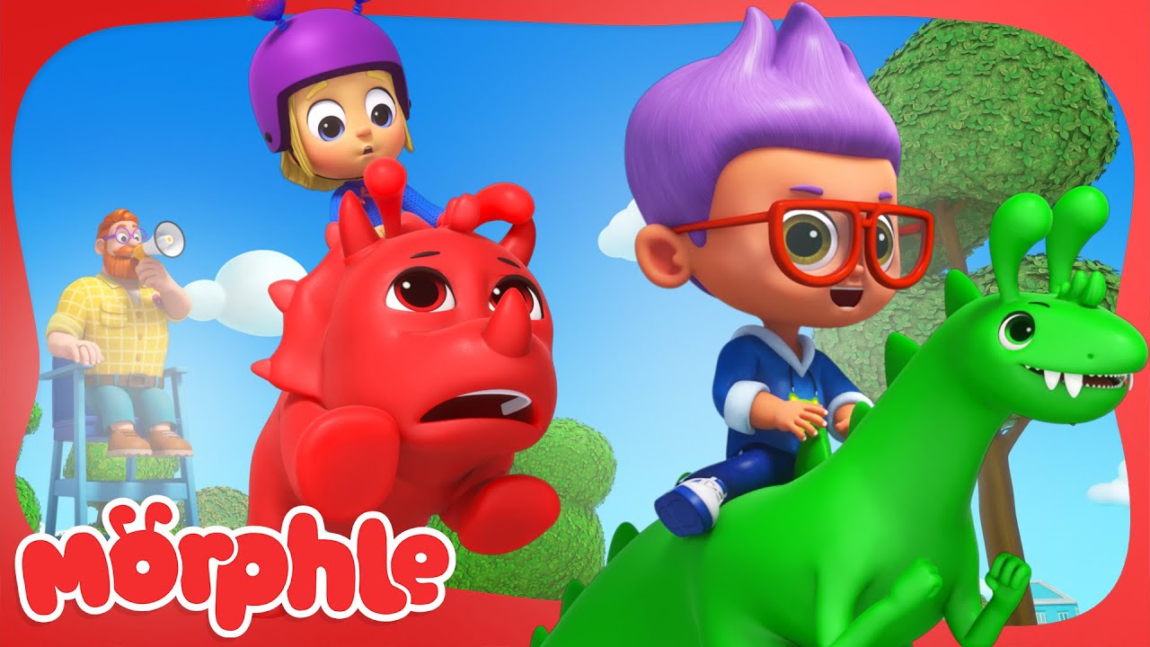 Magic Pet Dino Race | Morphle's Family | My Magic Pet Morphle | Kids ...
