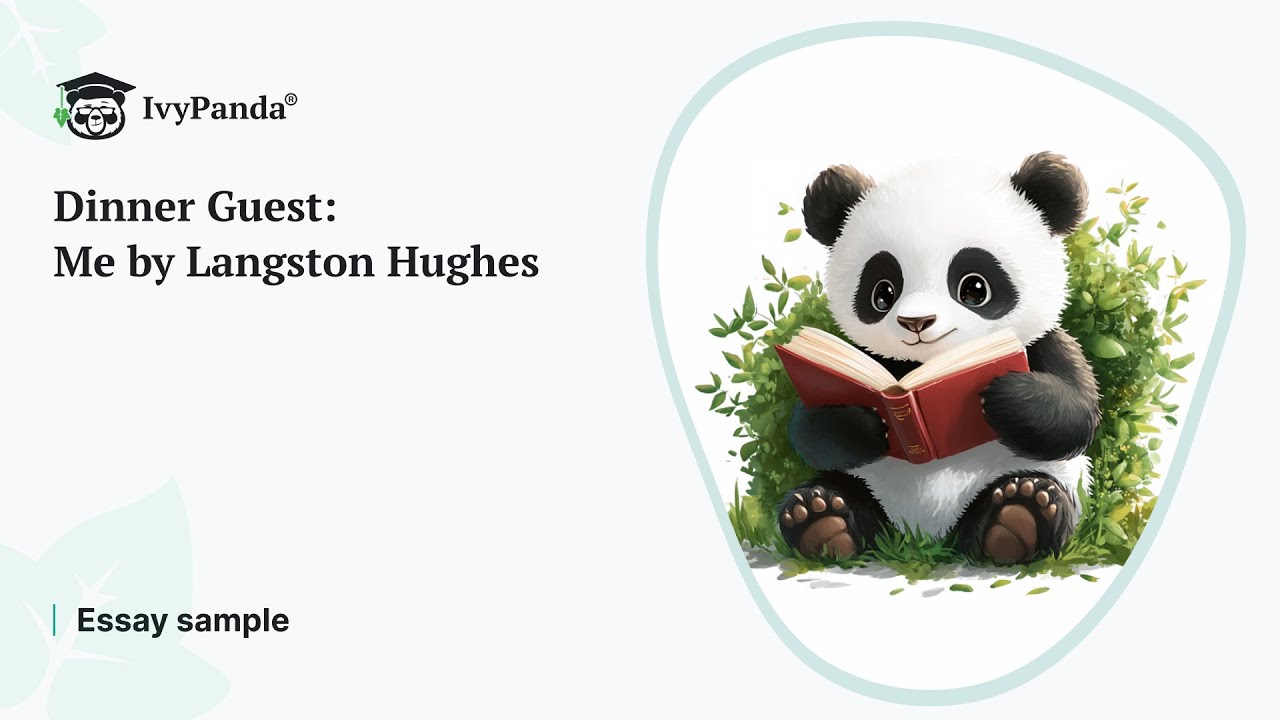 Dinner Guest: Me by Langston Hughes | Essay Example - YouTube