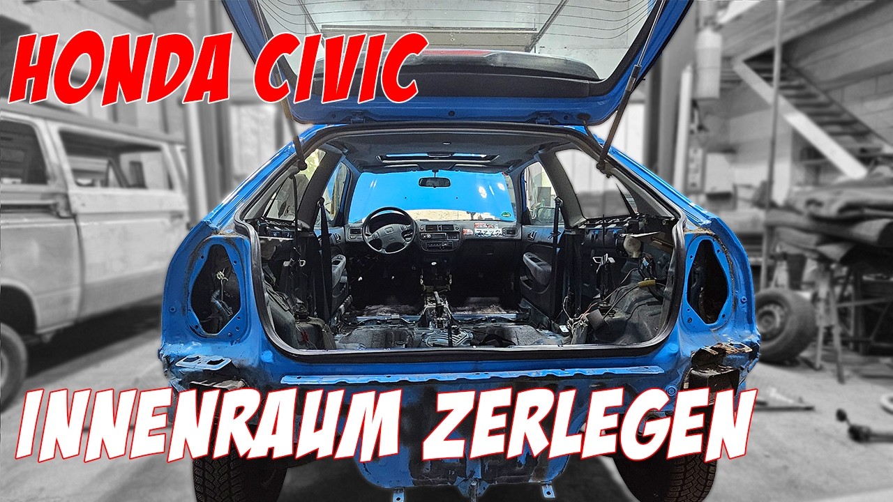 Honda Civic Projekt: Vom Innenraum Strippen bis Bremsen Zerlegen und ...