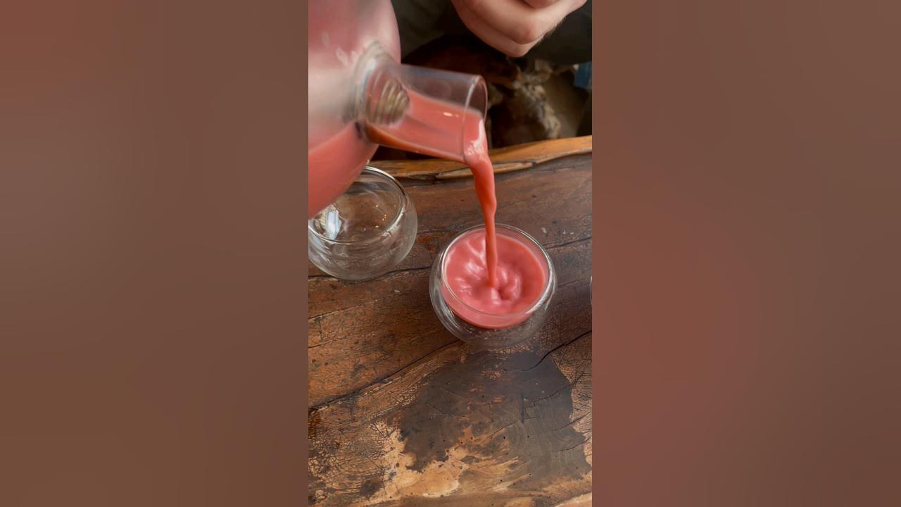 Розовая матча на молоке со специями! #матча #розоваяматча #рецептчая # ...
