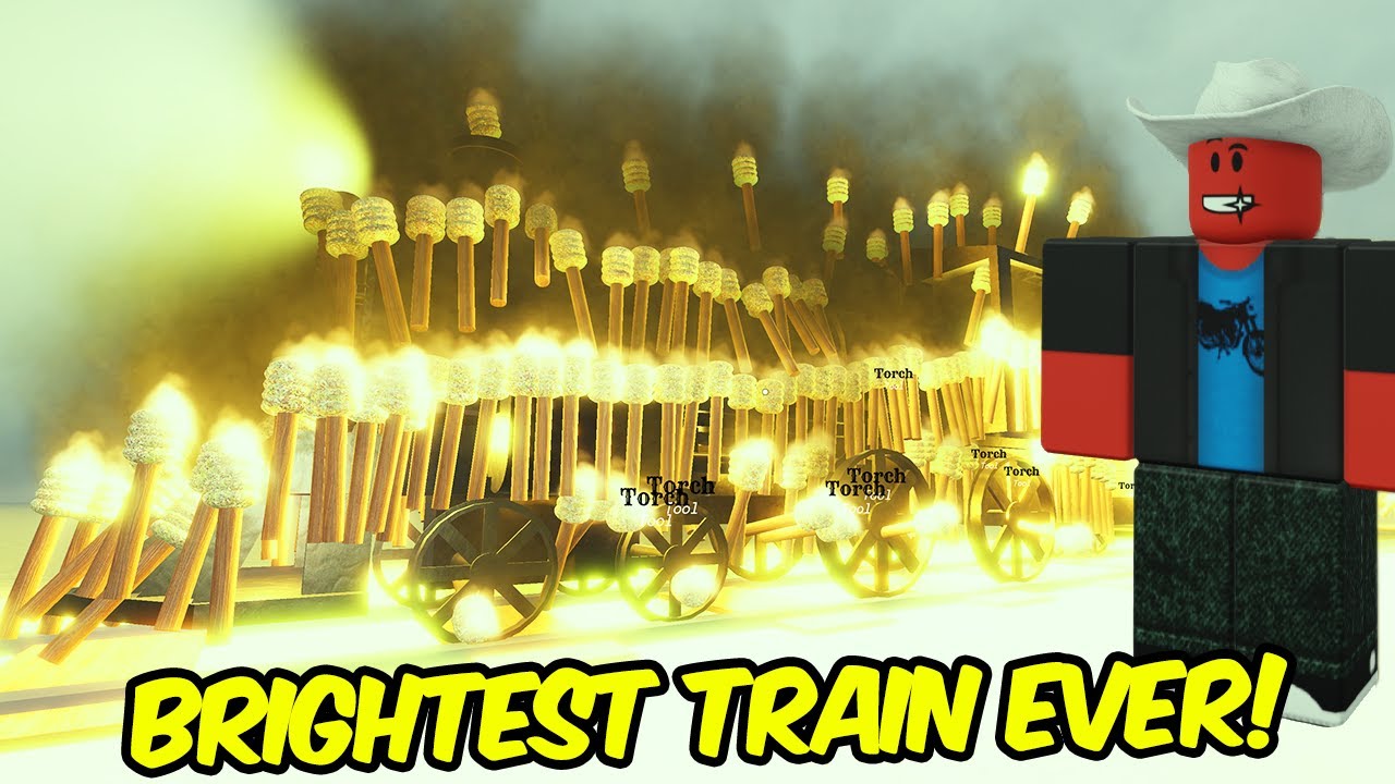 I Put 1,000 Torches on the Train in Dead Rails! - YouTube