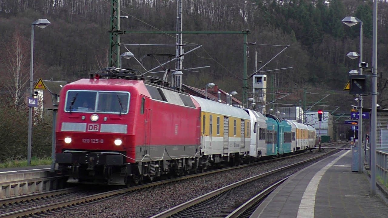 Testfahrten Stadler WINK mit DB Systemtechnik 120 125 auf der ...