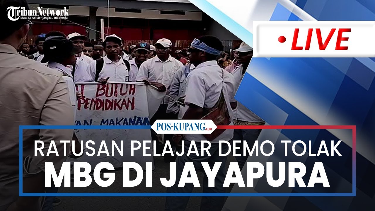 🔴LIVE: Ratusan Pelajar Demo Tolak Program Makan Bergizi Gratis (MBG) di ...