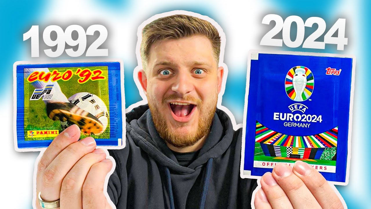 OPENING A PACK from EVERY EURO TOURNAMENT between 1992 and 2024! (32 ...