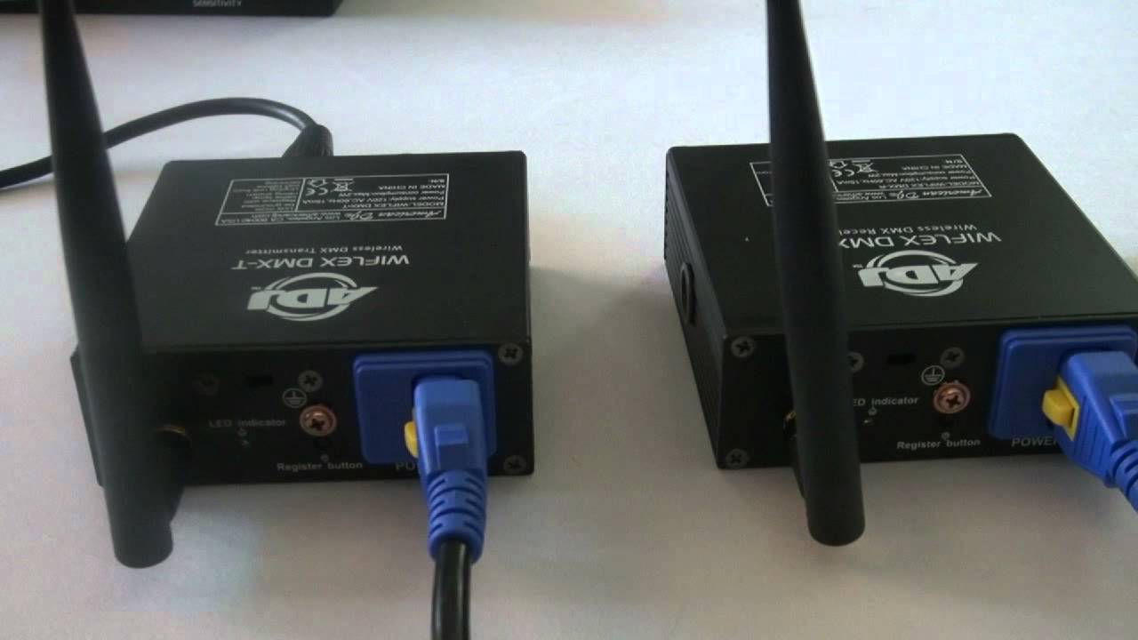 Wireless DMX! ADJ's WiFlex DMX - YouTube
