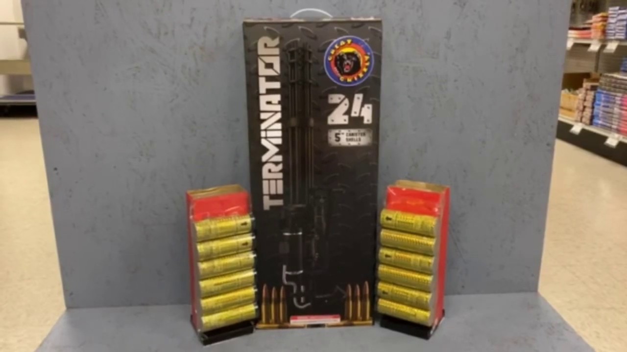 Terminator Canister Shells by Great Grizzly Demo @ XL Fireworks - YouTube
